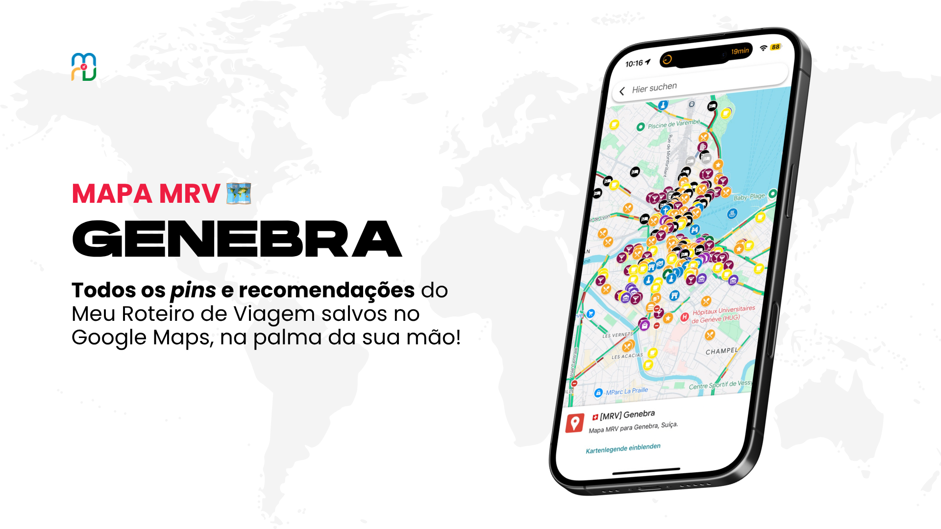 Mapa MRV de Genebra - Meu Roteiro de Viagem